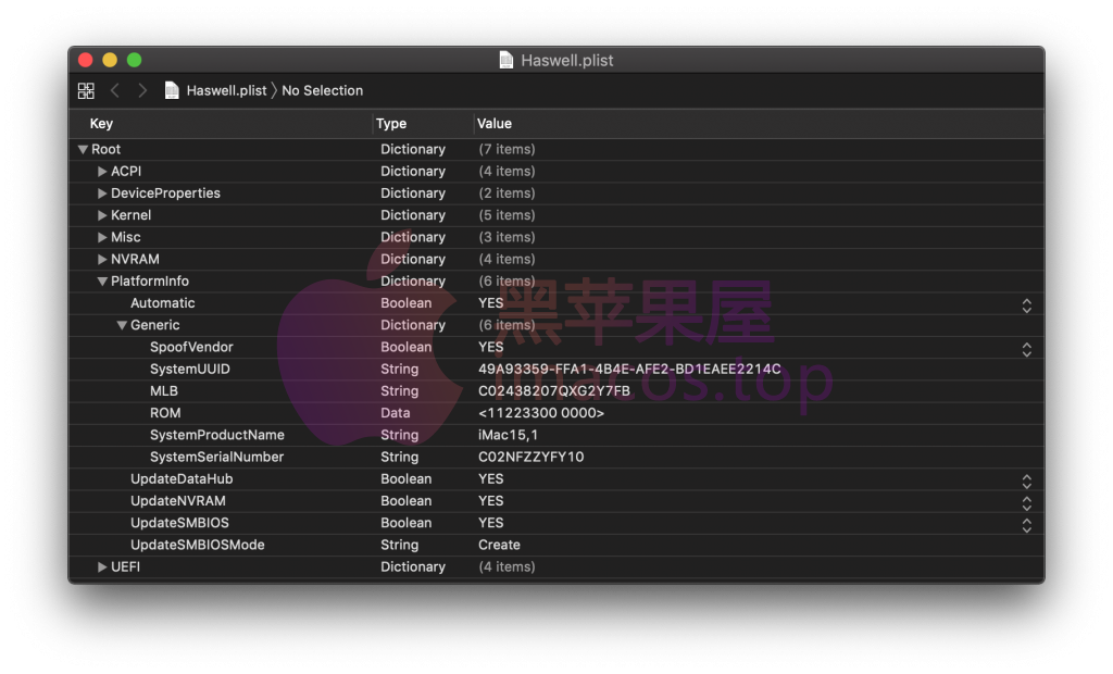 英特尔 Intel Haswell / Broadwell平台OpenCore 引导config.plist配置 - 黑苹果屋